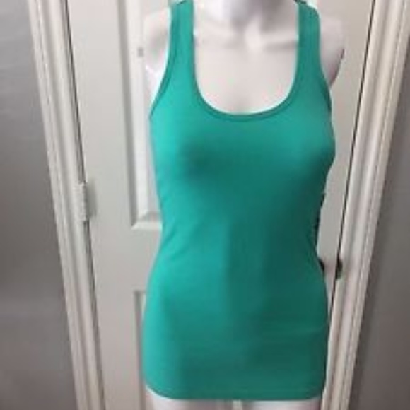 Planet Gold | Tops | Planet Gold Emerald Green Racerback Tank | Poshmark